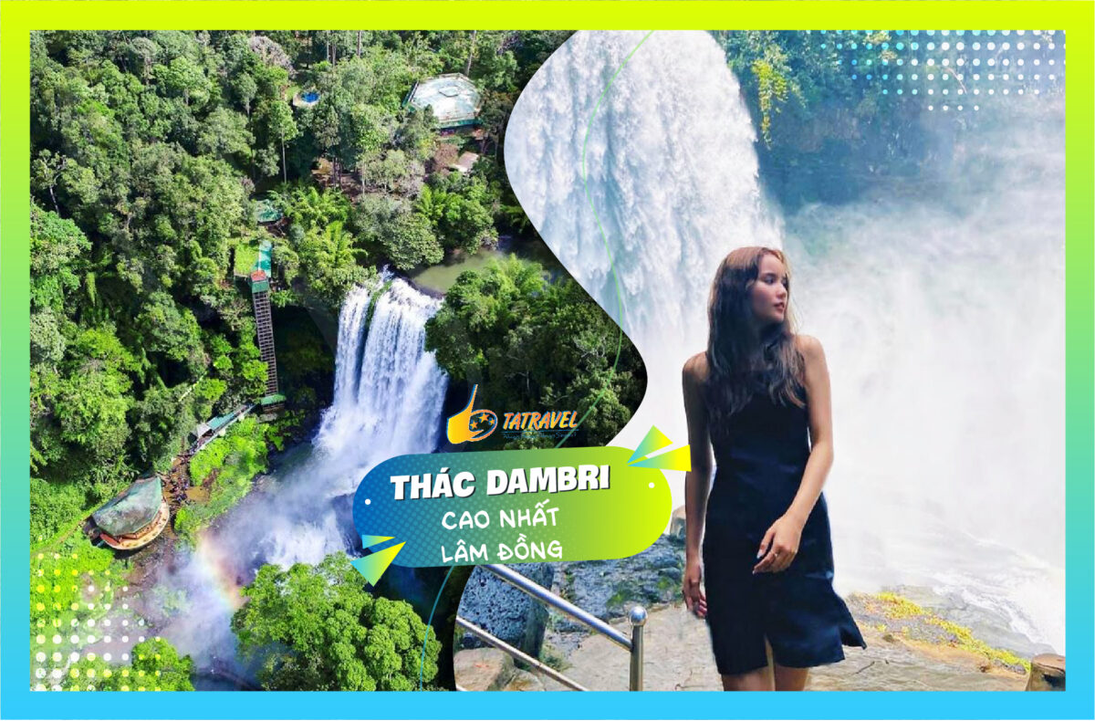 Thác nước cao nhất Lâm Đồng Thác Dambri - Đặt phòng Khách sạn Đà Lạt ...